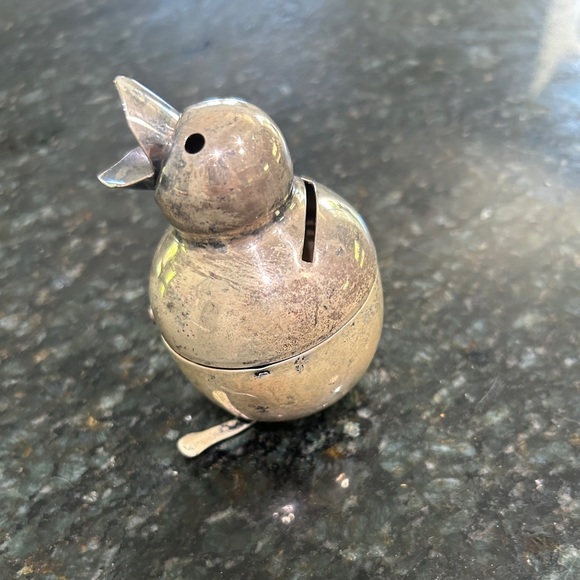 Napier | Other | Vintage Signed Napier Silver Plated Chick Bank | Poshmark